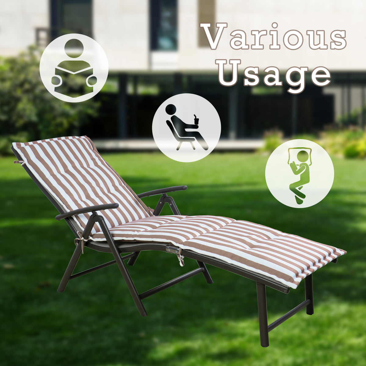 Aluminum folding chaise lounge chairs store