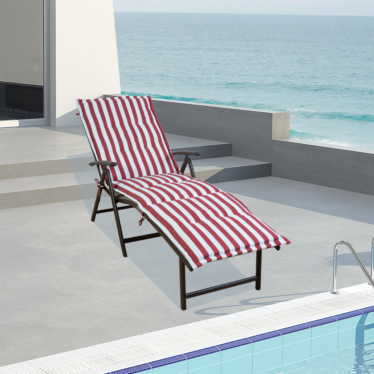 Aluminum folding chaise lounge chairs store